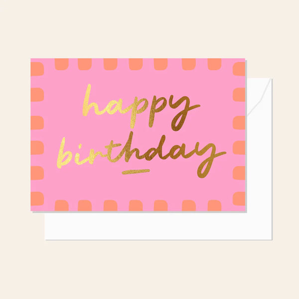 Elm Paper - Birthday Scallop Pink – Clover and Co