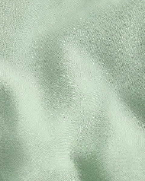 Hommey - Linen Flat Sheet - Spearmint - King – Clover and Co