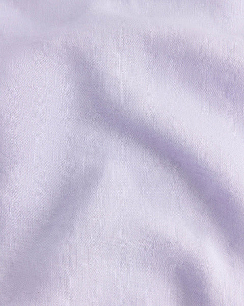 Hommey - Linen Fitted Sheet - Wisteria - King – Clover and Co