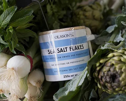 Olsson's Salt - Olsson's Sea Salt Flakes - Stoneware Jars - 250g ...