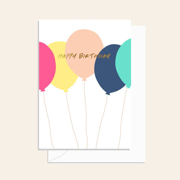 Elm Paper - Balloon Birthday Bright – Clover and Co