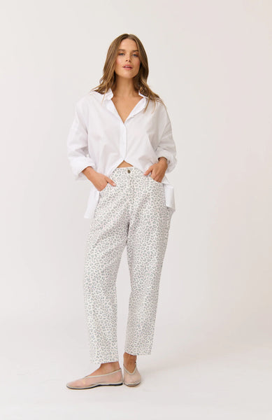 Cartel & Willow - Samara Pant - Smudge Leopard – Clover and Co