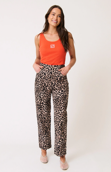 Cartel & Willow - Samara Pants - Neutral Leopard – Clover and Co