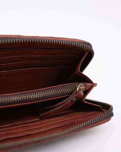 Juju & Co - Large Basque Wallet Amber – Clover and Co