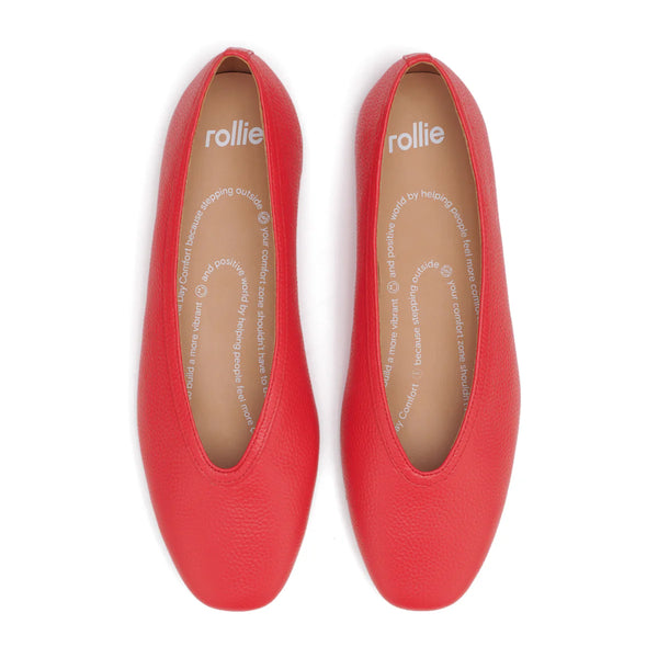 Rollie - Ballet V - Fiesta Red Tumble – Clover and Co