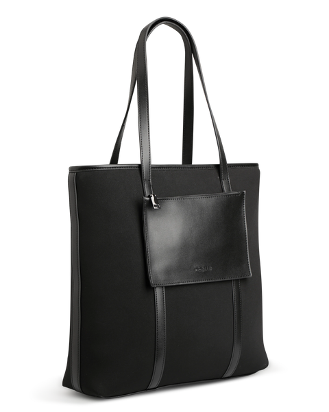Prene Bags - The Dylan Bag - Neoprene Tote Bag - Black – Clover and Co