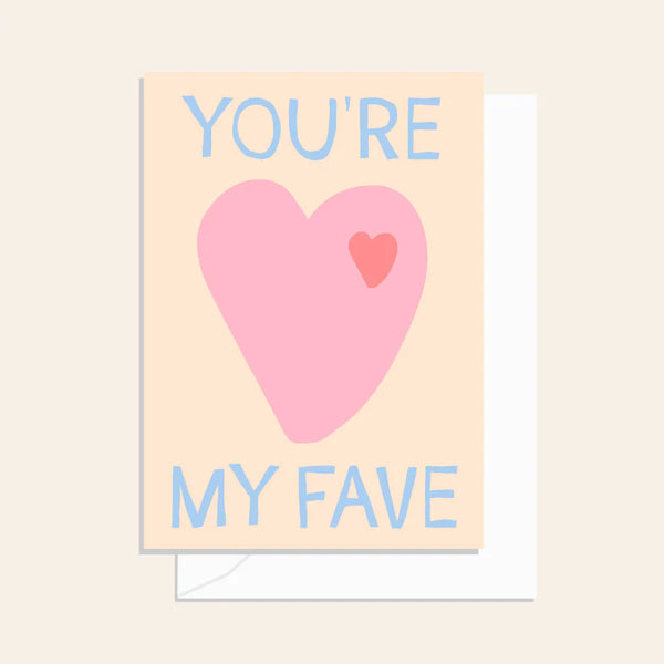 Elm Paper - You're My Fave Heart – Clover and Co