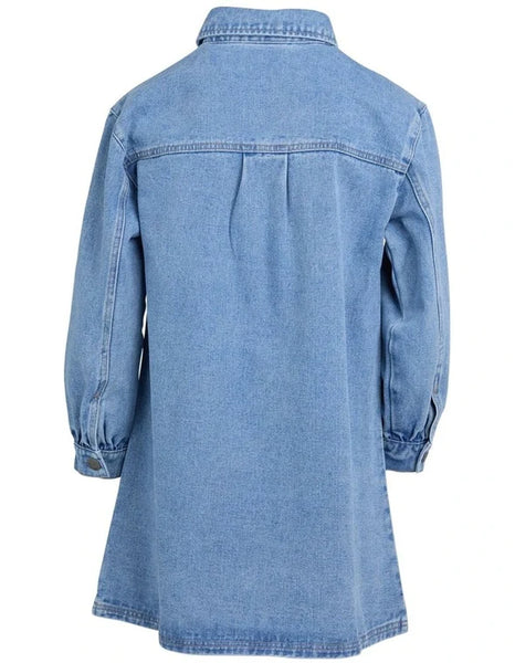 Eve Girl - Quinn Dress - Blue - Kids Size 8-14 – Clover and Co